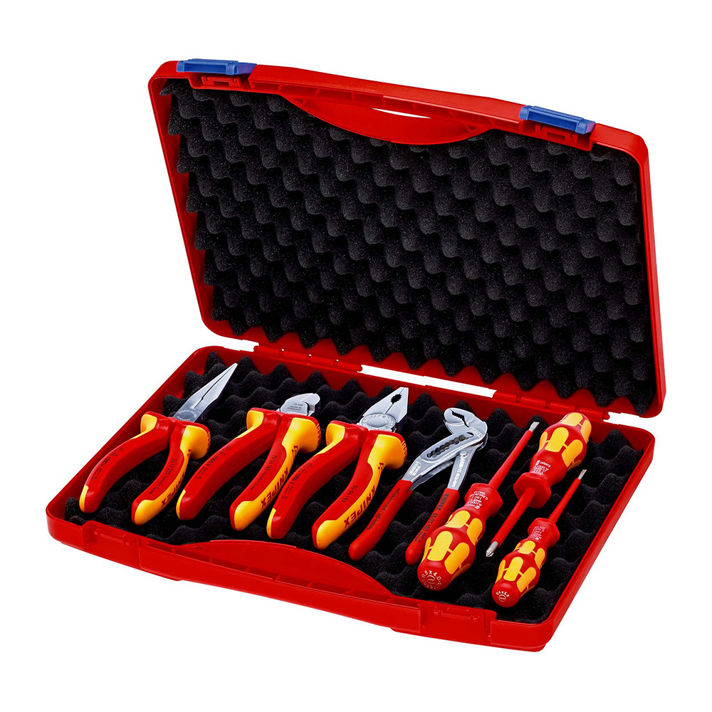 KNIPEX Komplet od 7 alata za elektromontažu u koferu 'RED' - ELTEC ...
